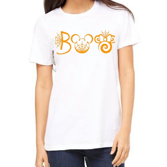 Tops | Boo Mickey Halloween Unisex Tshirt | Poshmark